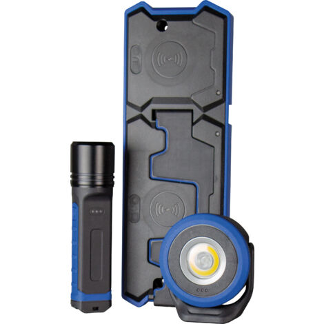 LED Akku Strahler 670lm Handlampe 1000lm mit Induktion
