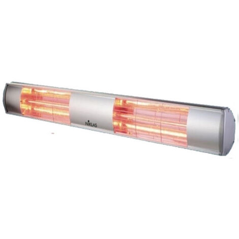 Chauffage infrarouge radiant mural 3000W NIKLAS Intérieur et extérieur ...