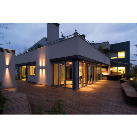 Wandleuchte SETH IP65 GU10 50W rostbraun