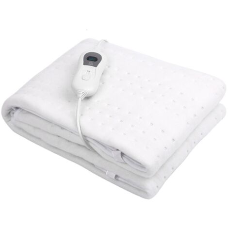 Surmatelas Chauffant Électrique 150x80cm avec Arrêt Automatique ...