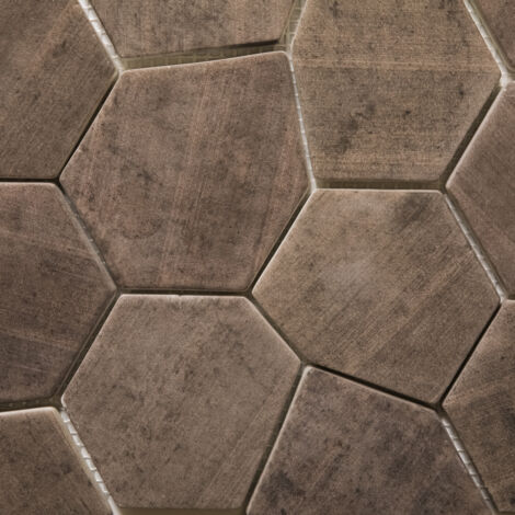 Mosaico in vetro pressato su rete per bagno e cucina 41 cm x 26 cm ...