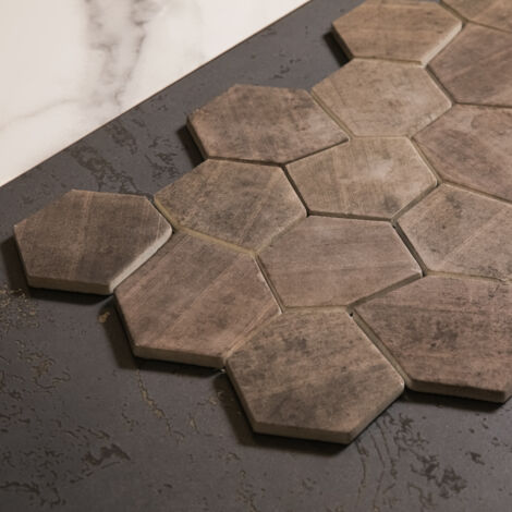 Mosaico in vetro pressato su rete per bagno e cucina 41 cm x 26 cm ...