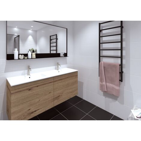 Piastrella da parete tagliata per interni 30 x 60 cm - Super White Mat ...