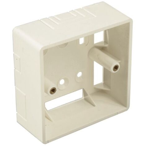 Jandei - Box di superficie per meccanismi 8686 mm PVC BEIG Clear LED ...