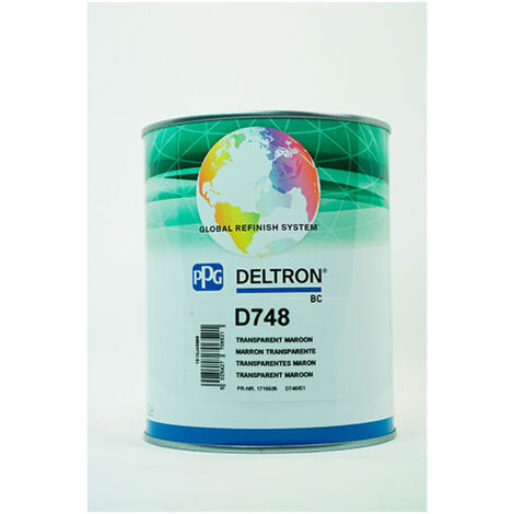 PPG D748 DELTRON BC MAROON LITRI 1