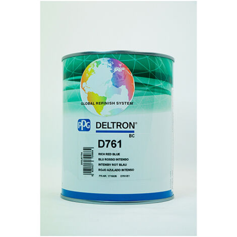 PPG D761 DELTRON BC RICH RED BLUE LITRI 1