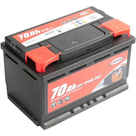 Batteria Auto 70Ah 12V 600A polo positivo destro cassetta L3B