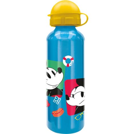Disney Borraccia azzurra per bambini in alluminio Mickey Mouse Topolino ...