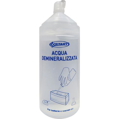 Acqua distillata demineralizzata con tappo brevettato 1LT