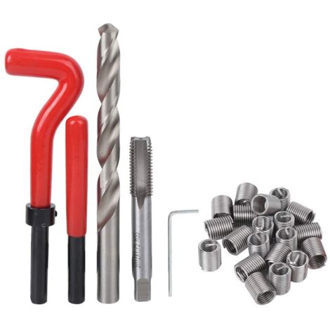 Kit de réparation de filetage 25pcs, kit d'insertion de réparation de ...