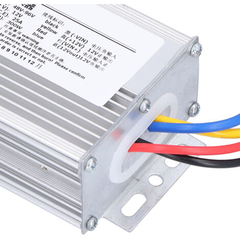Convertisseur Cc 48V-96V à 12V Transformateur Abaisseur 300W Transformateur D'alimentation de ...