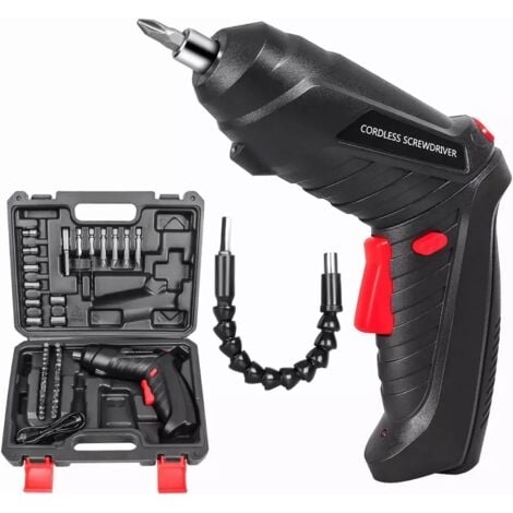 250RPM 3.6V Mini Tournevis Sans Fil Visseuse sans fil Câble de charge ...