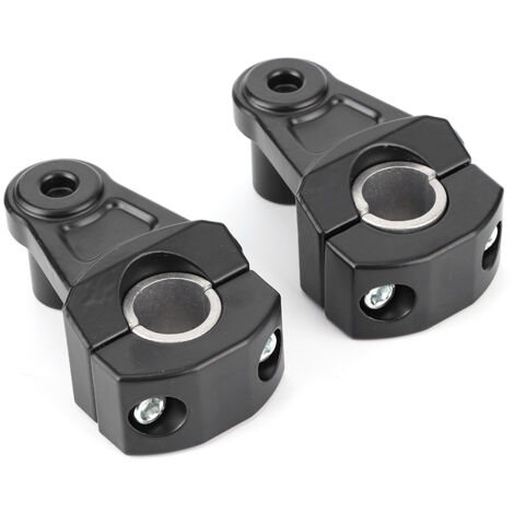 2 pièces 22mm/28mm universel pivotant moto guidon Riser support pince ...
