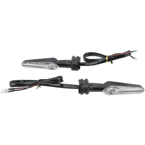 2 pièces 12V moto clignotants ambre LED indicateur lampe pour YZF R15 ...