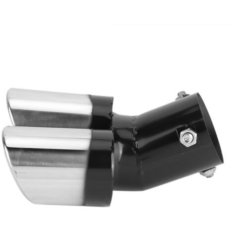 Accessoire de voiture de tuyau d'échappement de double embout d'échappement de voiture d'acier ...