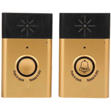 Intercom Doorbell Dual Voice Smart Bell 2-Way Talk Home Security Intercom