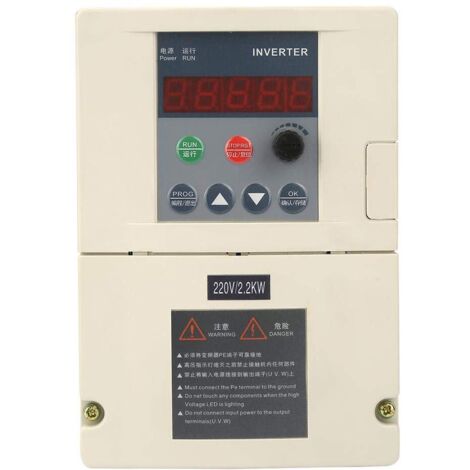 220V 2.2KW Single Phase InputAnd Three Phase Output Inverter Frequency ...