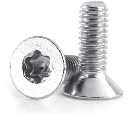 Vis à tête plate, M4 vis à bois Torx/Star Drive en acier inoxydable 304 ...