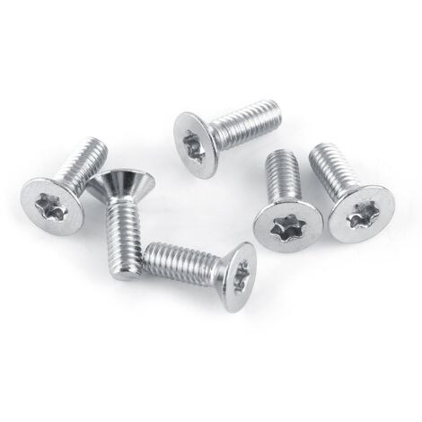 Vis à tête plate, M4 vis à bois Torx/Star Drive en acier inoxydable 304, 50PCS/Pack(M4×16mm)