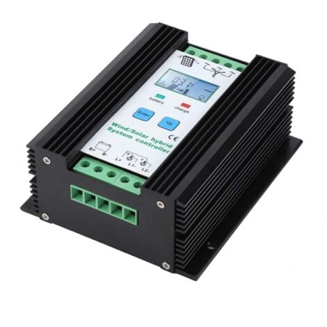 Régulateur de Tension, contrôleur de Charge, contrôleur Hybride d'énergie éolienne et Solaire 12 ...