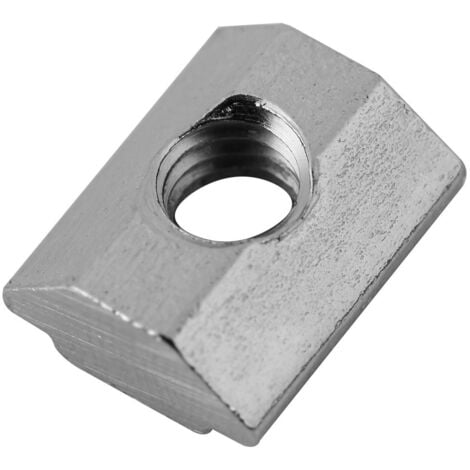 Écrous en T série 50 pièces coulissant Type UE 20/30 M4/M5/M6 glissière de filetage en acier au ...