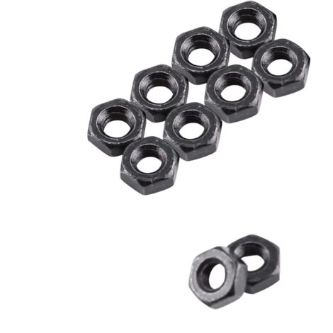 250pcs M3 Noir Alliage D'acier Hex Socket Vis Boulon Avec Assortiment D ...