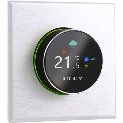 Thermostat intelligent WiFi, contrôleur de température, bouton programmable hebdomadaire ...