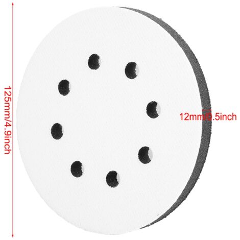 Coussin d'interface en éponge souple de 125 mm de diamètre pour tampons ...