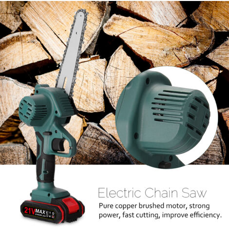 Mini scie électrique portative 21V 1200mAh, petite chaîne portative ...