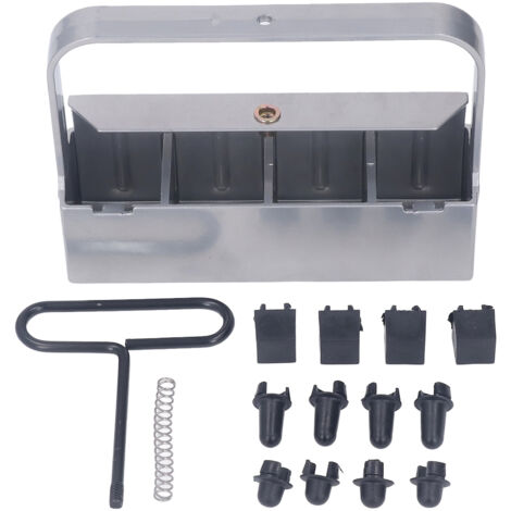 Silver Manual Soil Block Maker Maker Handheld Seedling Micro Blocker ...