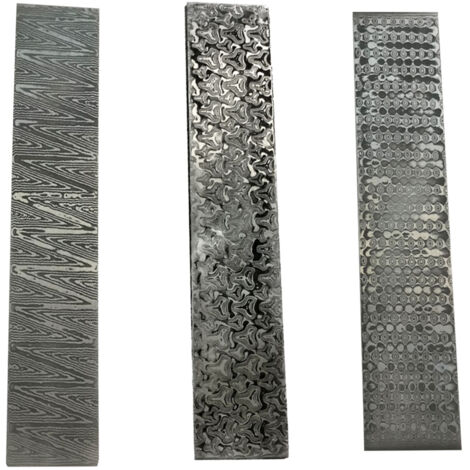Coupeur à motifs de billette d'acier de damas faisant des matériaux de ...