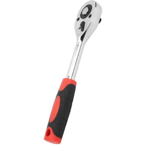 Clé à cliquet 2 en 1 en acier au carbone, rotation horaire/antihoraire ...