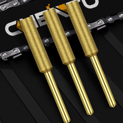 8pcs bits de tronçonneuse en titane affûté diamant hauteur de dureté ...