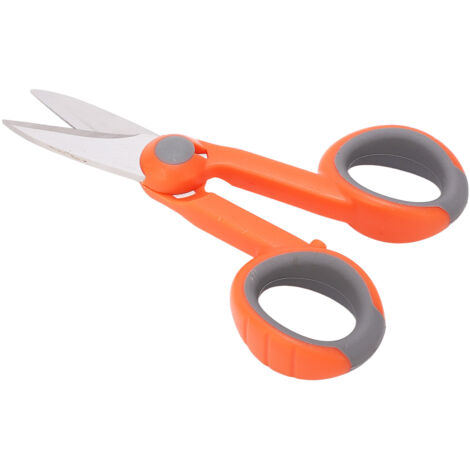 Ciseaux couperet de fibres, lame incisive en acier inoxydable, poignée ...