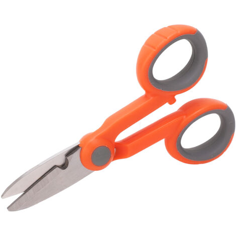 Ciseaux couperet de fibres, lame incisive en acier inoxydable, poignée ...