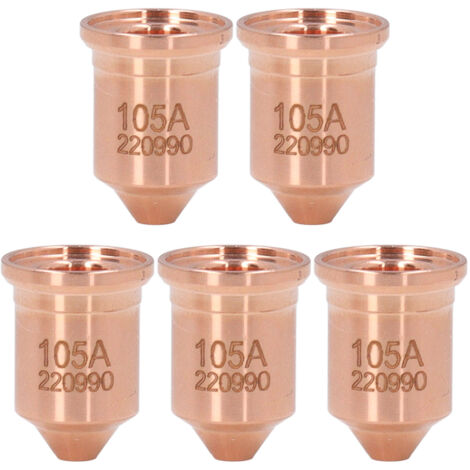 5 PCS 220990 Buzzle Tiple en laiton Plasma de coupe Coupure Conseils ...