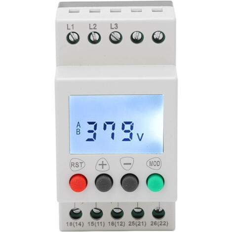 Relais de contrôle de phase AC 208-480V 3 fils moniteur de tension ...