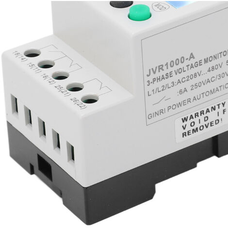 Relais de contrôle de phase AC 208-480V 3 fils moniteur de tension ...