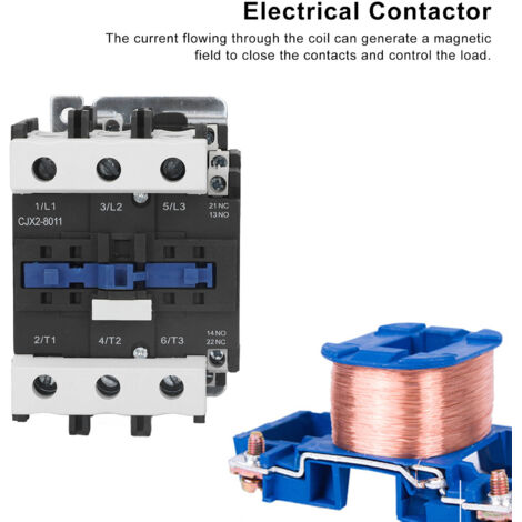 Contacteur AC 3 pôles 80A 220V Schneider ICT pour circuit électrique ...