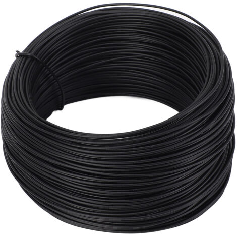 Rouleau de fil d'attache en fer galvanisé, 0.75mm, 50m, enduit de PVC ...