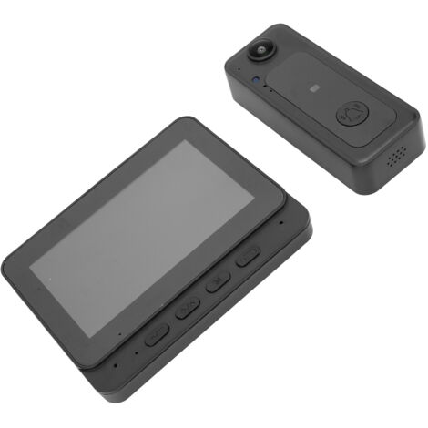 Sonnette video intelligente avec ecran 4.3 pouces et vision nocturne ...