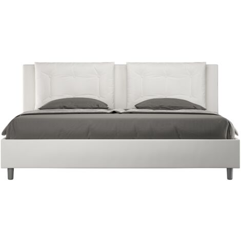 Letto Matrimoniale King size rivestito in Similpelle - ANNALISA ...