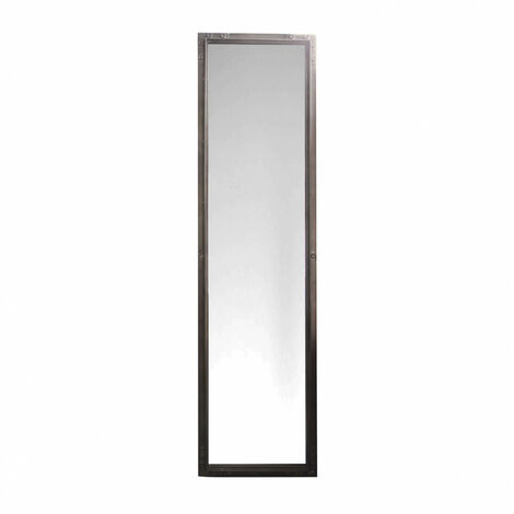 Specchio per Camera da Letto in Acciaio MDF cm 45 2x5x172 - HARVEY