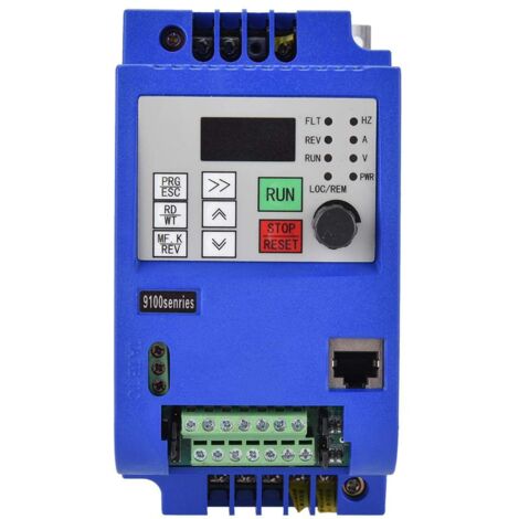 Jeffergarden Controlador de velocidad de frecuencia VFD monofásico a trifásico AC220V 2.2KW
