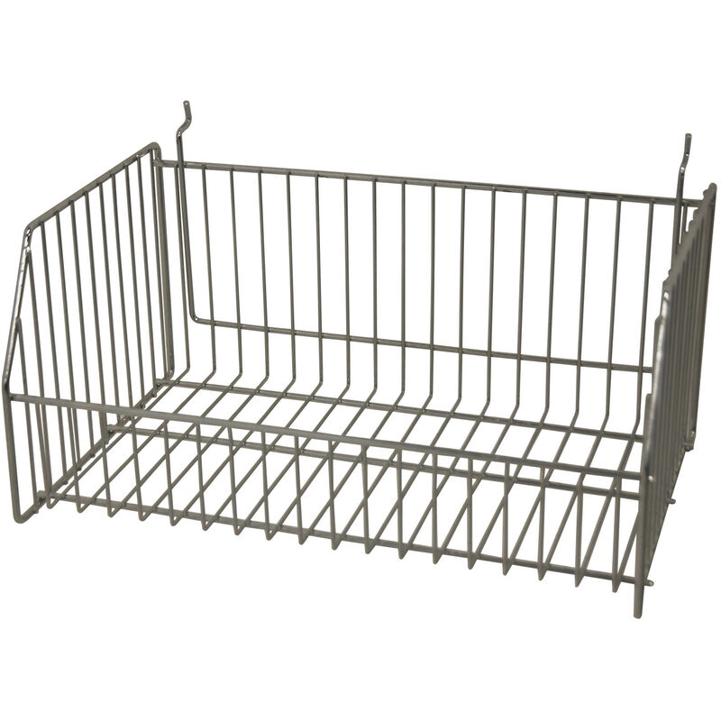 Panier de fil pour plaque perforée HxLxP 22x47x30cm Échangez 20 kg Brillant