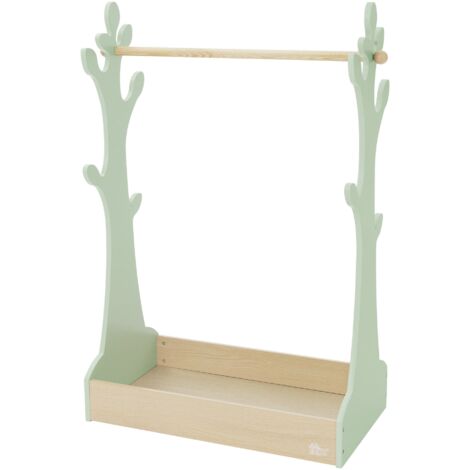 Joyz Kinder Kleiderständer Baum-Design mit Ablage und Kleiderstange ...