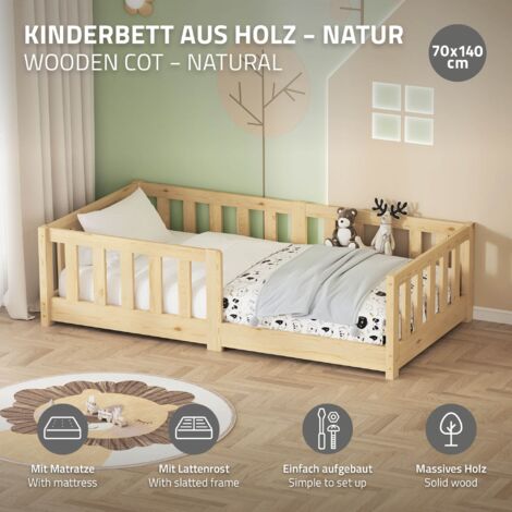 Kinderbett Mit Matratze Und Lattenrost