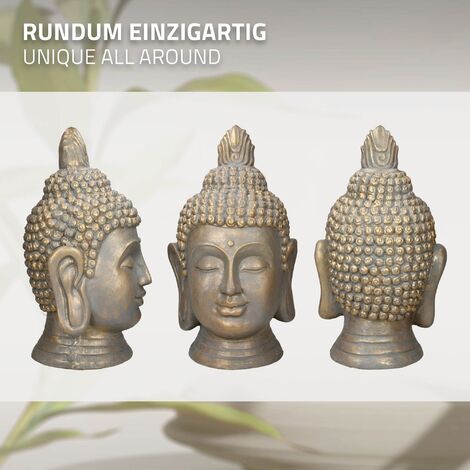 ECD Germany Buddha Figur Kopf Statue 74,5 cm, aus Polyresin ...