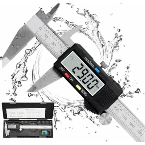 Calibro a corsoio, calibro a corsoio digitale 150mm in acciaio ...