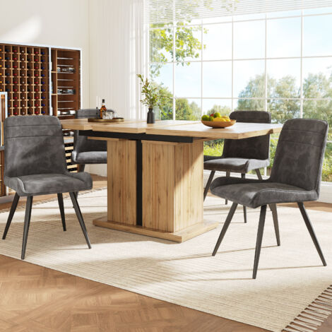 Set tavolo da pranzo (5 pezzi) Set tavolo da pranzo estensibile, tavolo ...